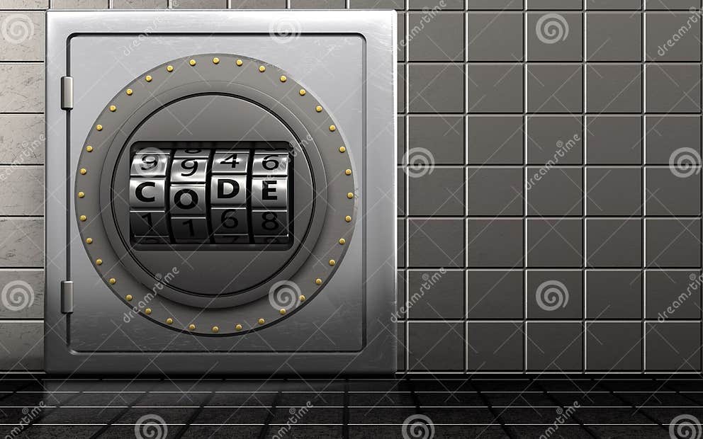 3d code dial code dial stock illustration. Illustration of combination ...