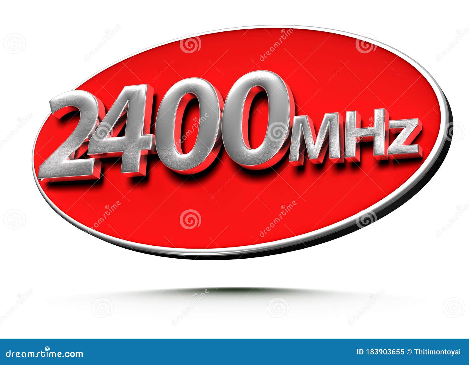 RAM speed 2400 mhz. stock illustration. Illustration of electronics ...