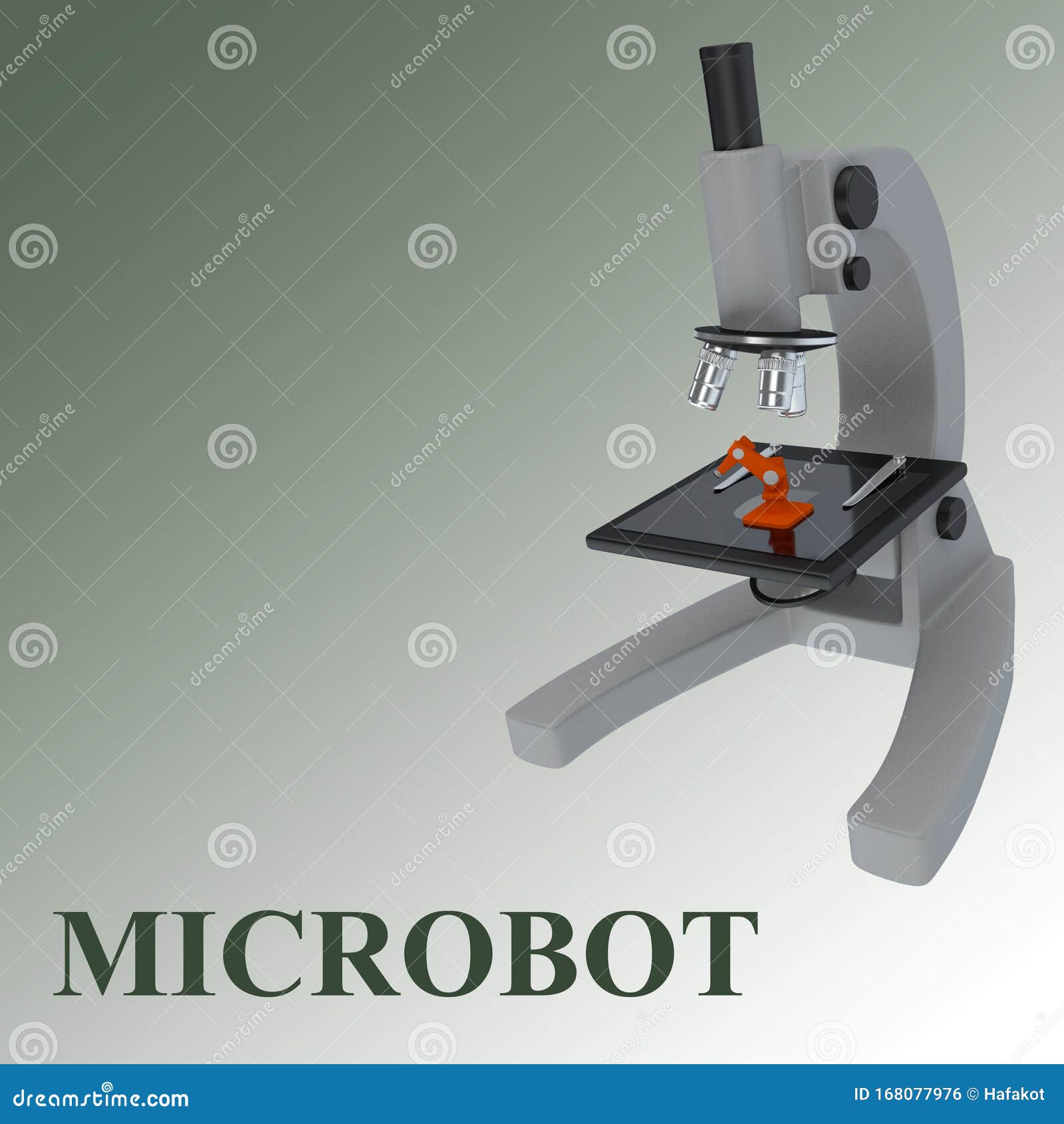MICROBOT - Technological Concept Stock Illustration - Illustration of ...