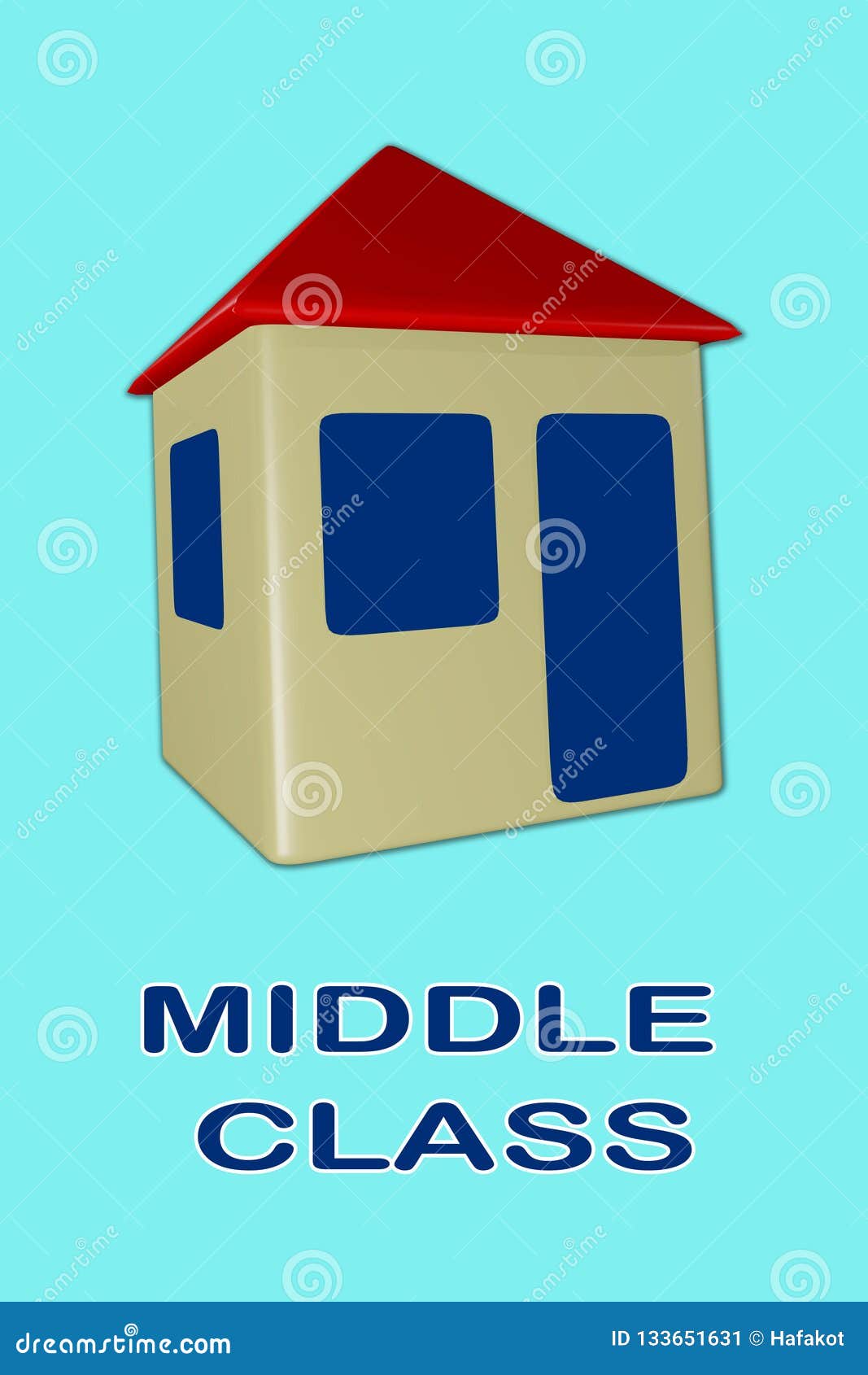 MIDDLE CLASS concept stock illustration. Illustration of middle - 133651631