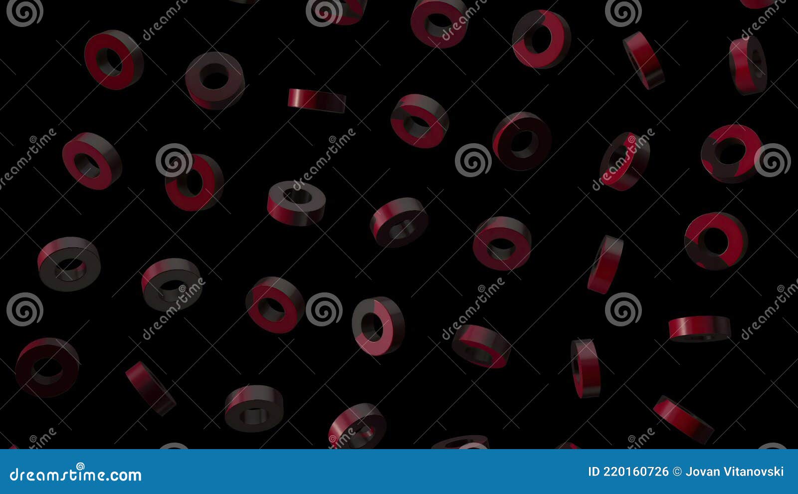Model of Torus Rotating - Has Alpha Channel Stock Illustration ...