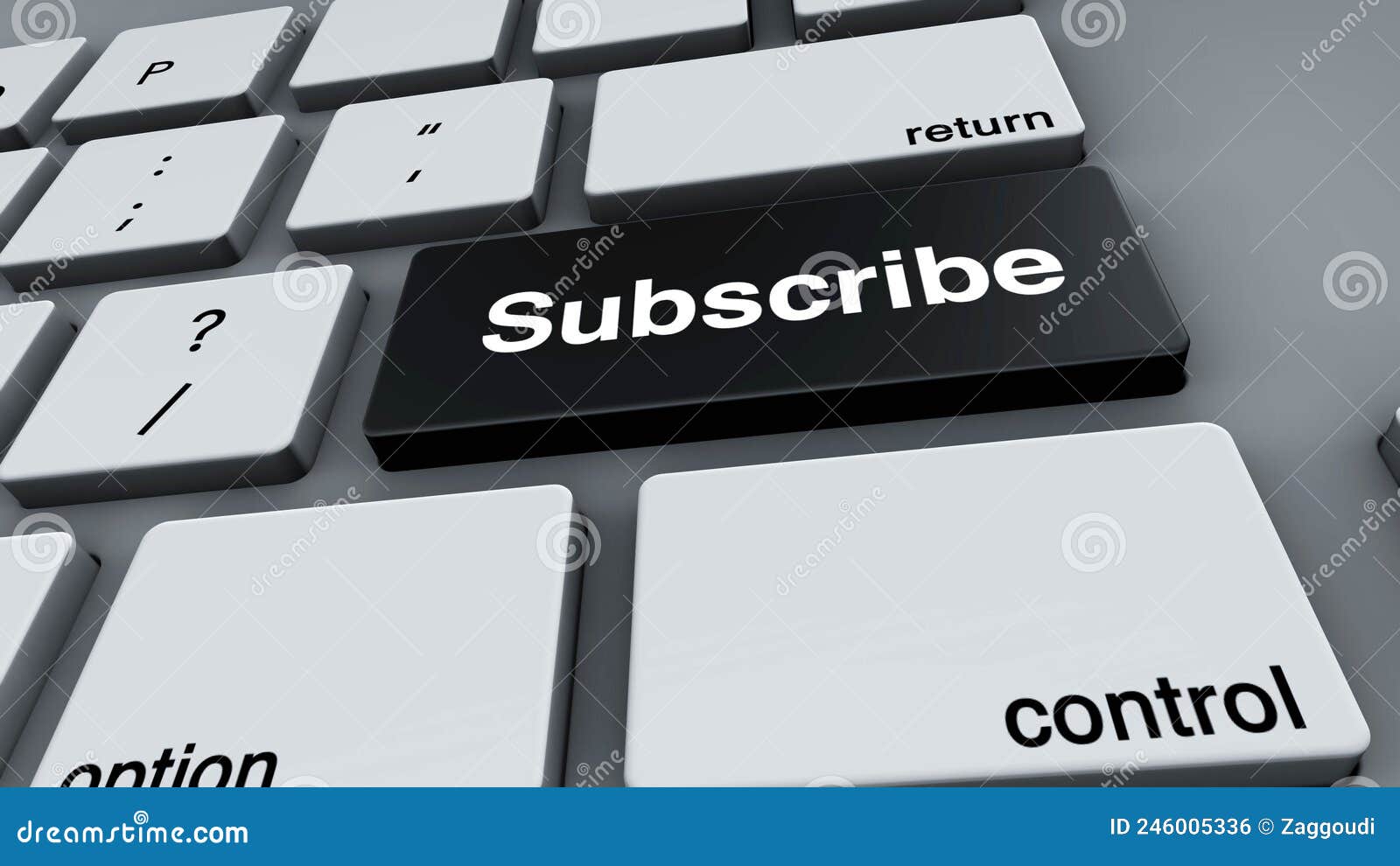 3D Illustration of Modern Keyboard with the Word Answer Stock ...