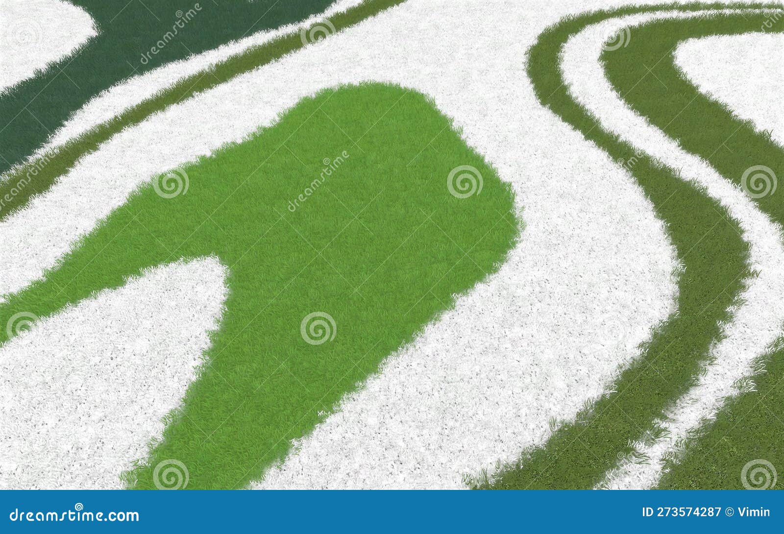 Contrasting Composition of Different Lawn Surfaces in Smooth Lines ...