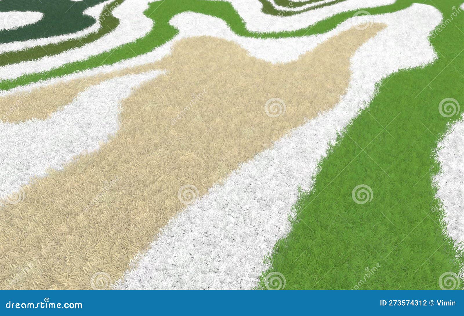 Contrasting Composition of Different Lawn Surfaces in Smooth Lines ...