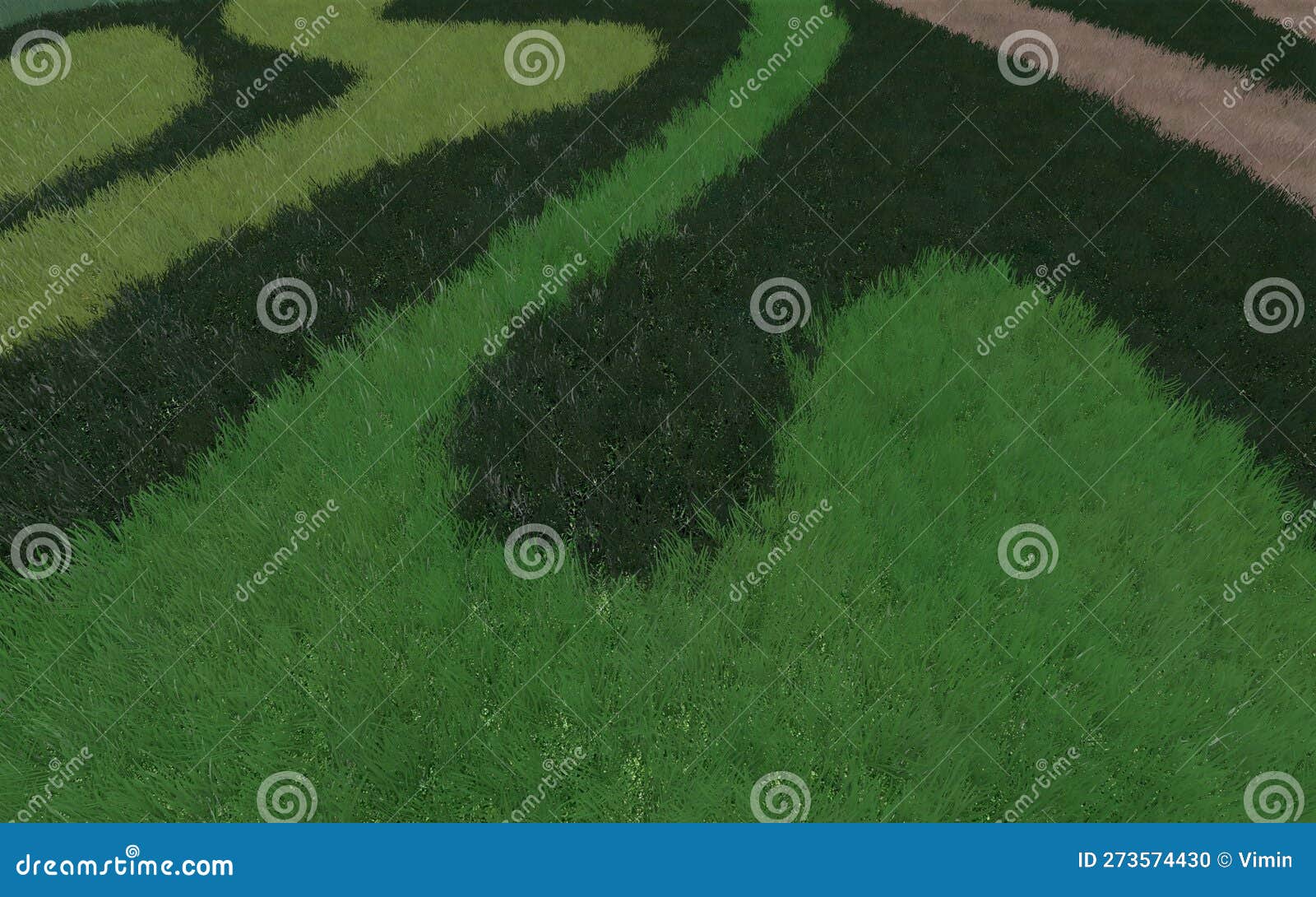 Contrasting Composition of Different Lawn Surfaces in Smooth Lines ...