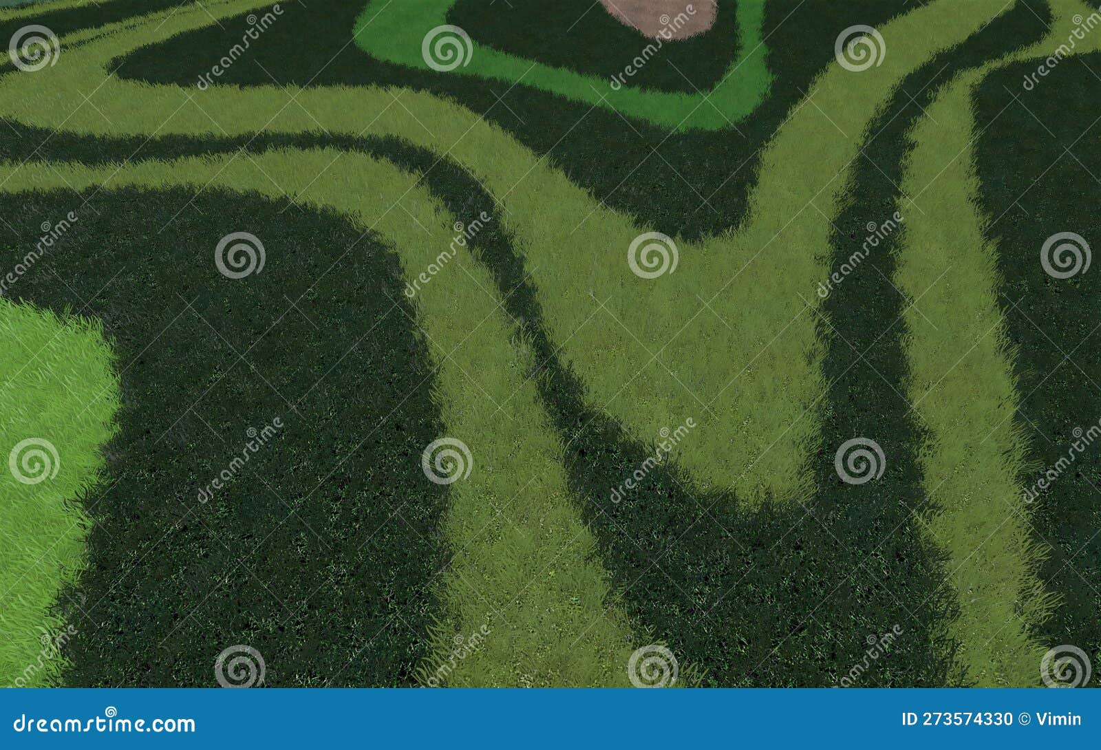 Contrasting Composition of Different Lawn Surfaces in Smooth Lines ...