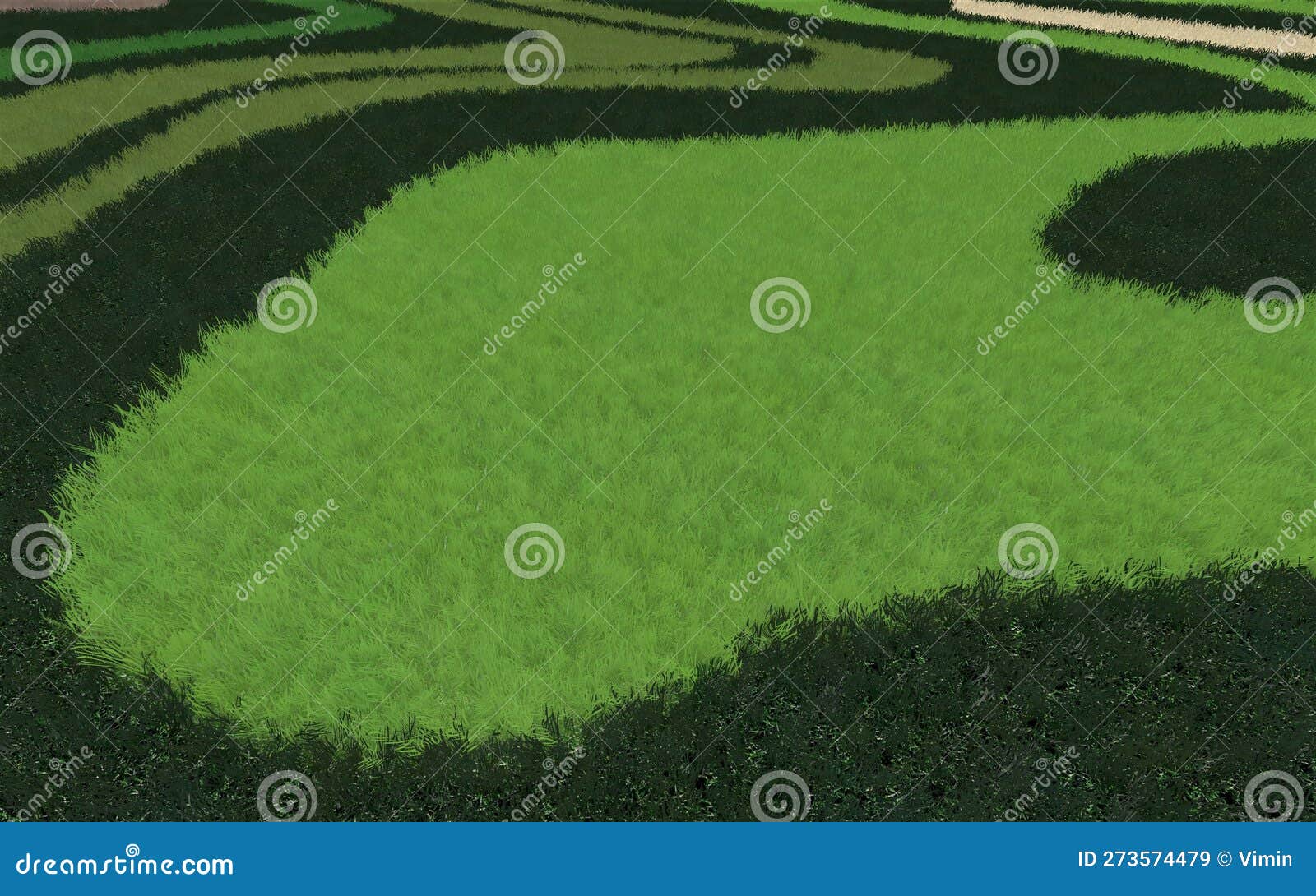 Contrasting Composition of Different Lawn Surfaces in Smooth Lines ...