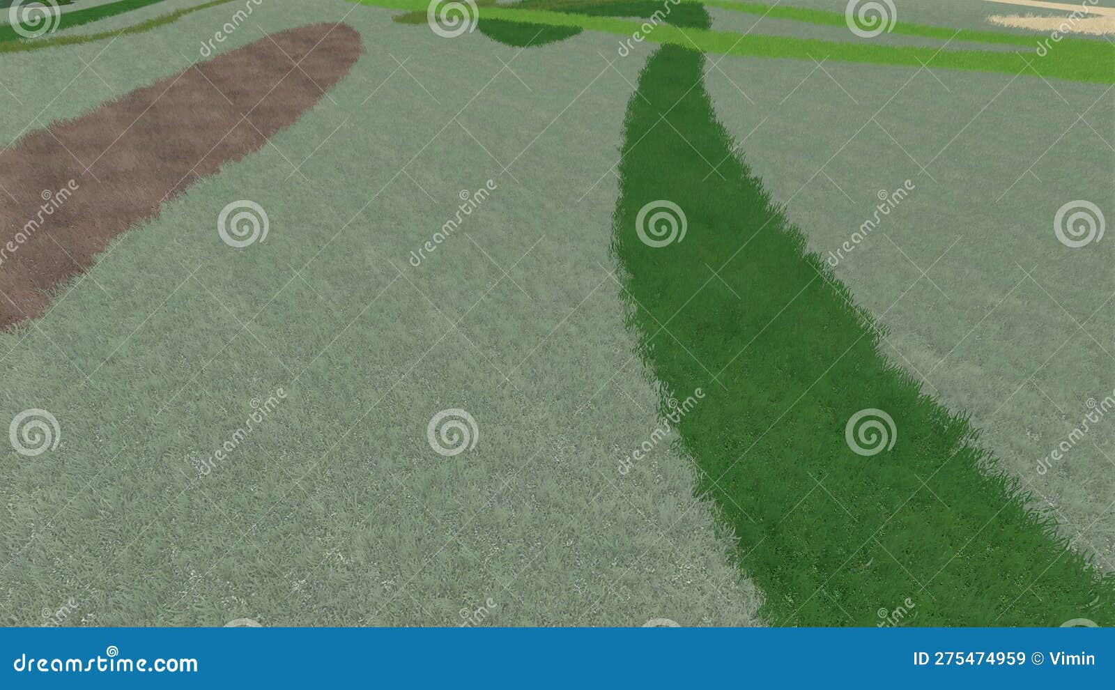 3D Illustration of Modern Landscape Architecture. Background Computer ...