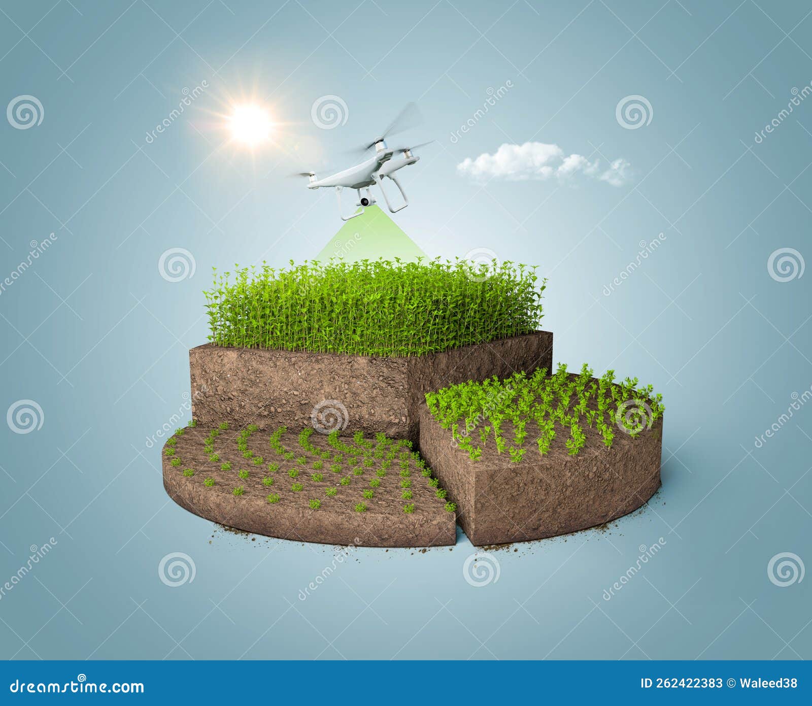 Digital Farming With Barn And Currency Symbols In Flat Vector ...