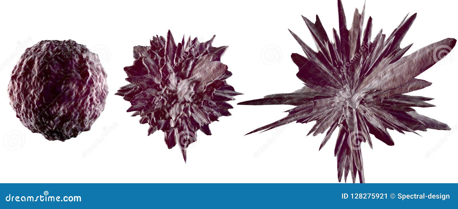 3D Illustration of a Mutating Cancer Cell Stock Illustration ...