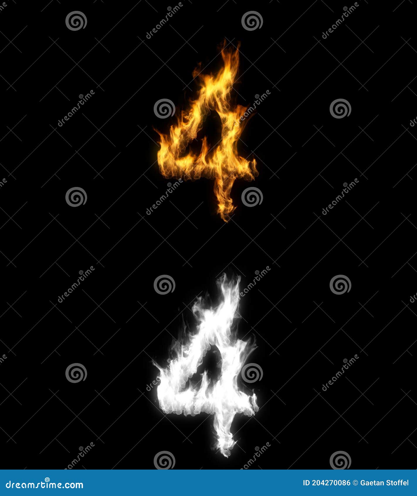 Number 8 Fire. Flames Font Eight . Tattoo Alphabet Character. Fiery ...