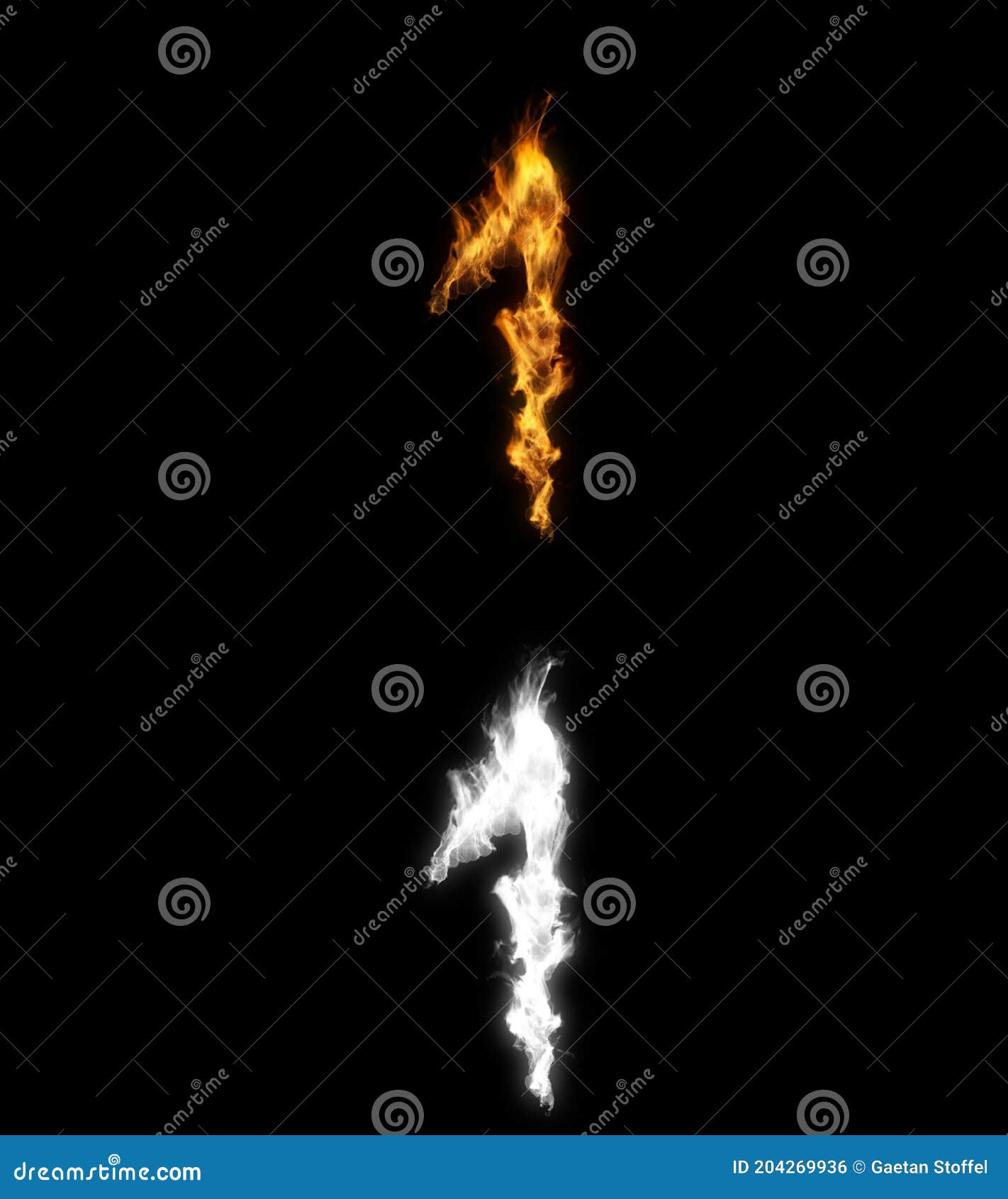 Number 8 Fire. Flames Font Eight . Tattoo Alphabet Character. Fiery ...
