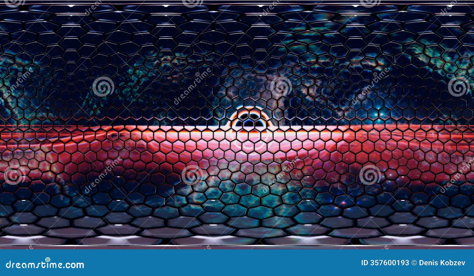 3d Illustration. Outer Space and Black Hole Texture 360 Degrees ...