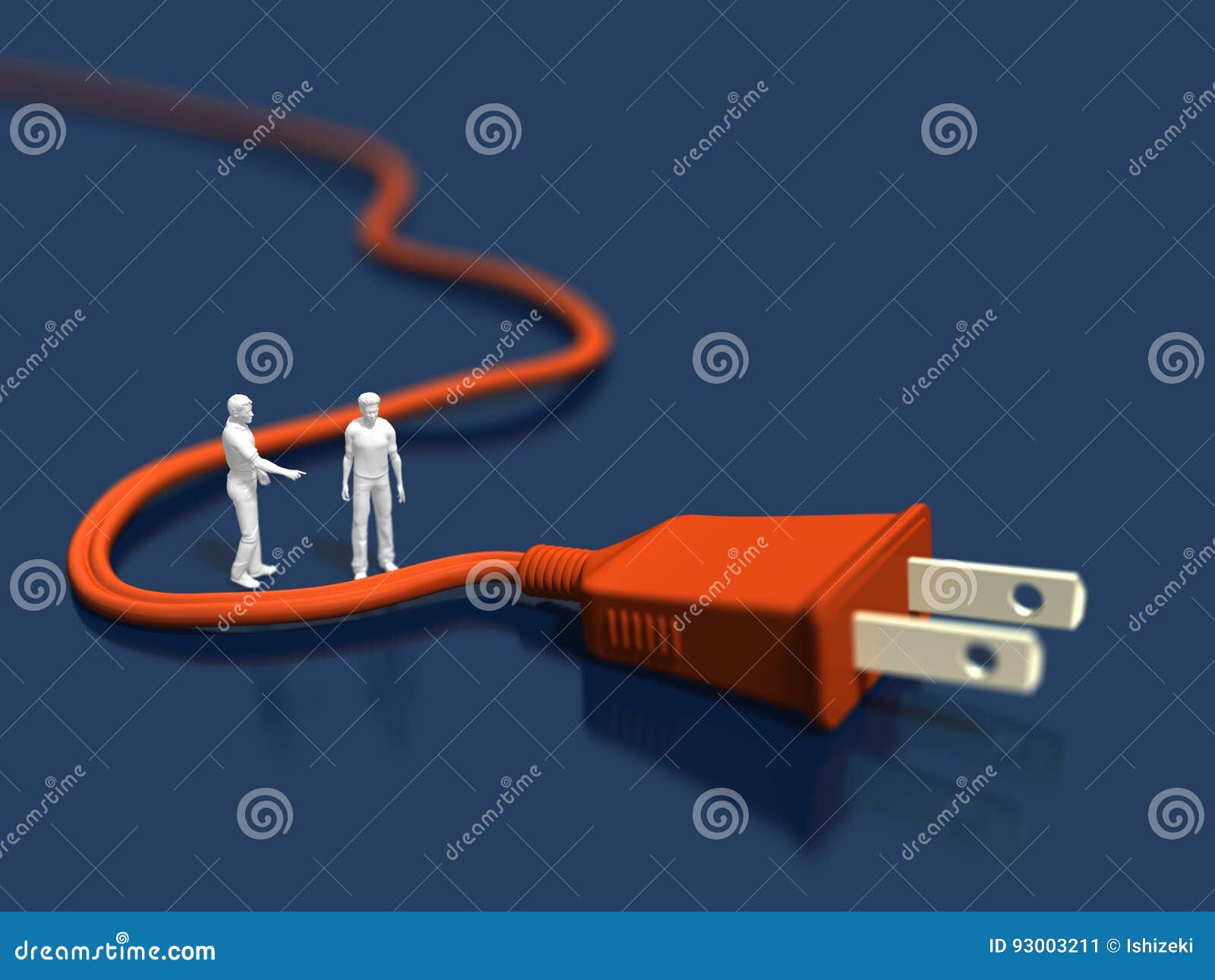 3D illustration of outlet stock illustration. Illustration of demand ...