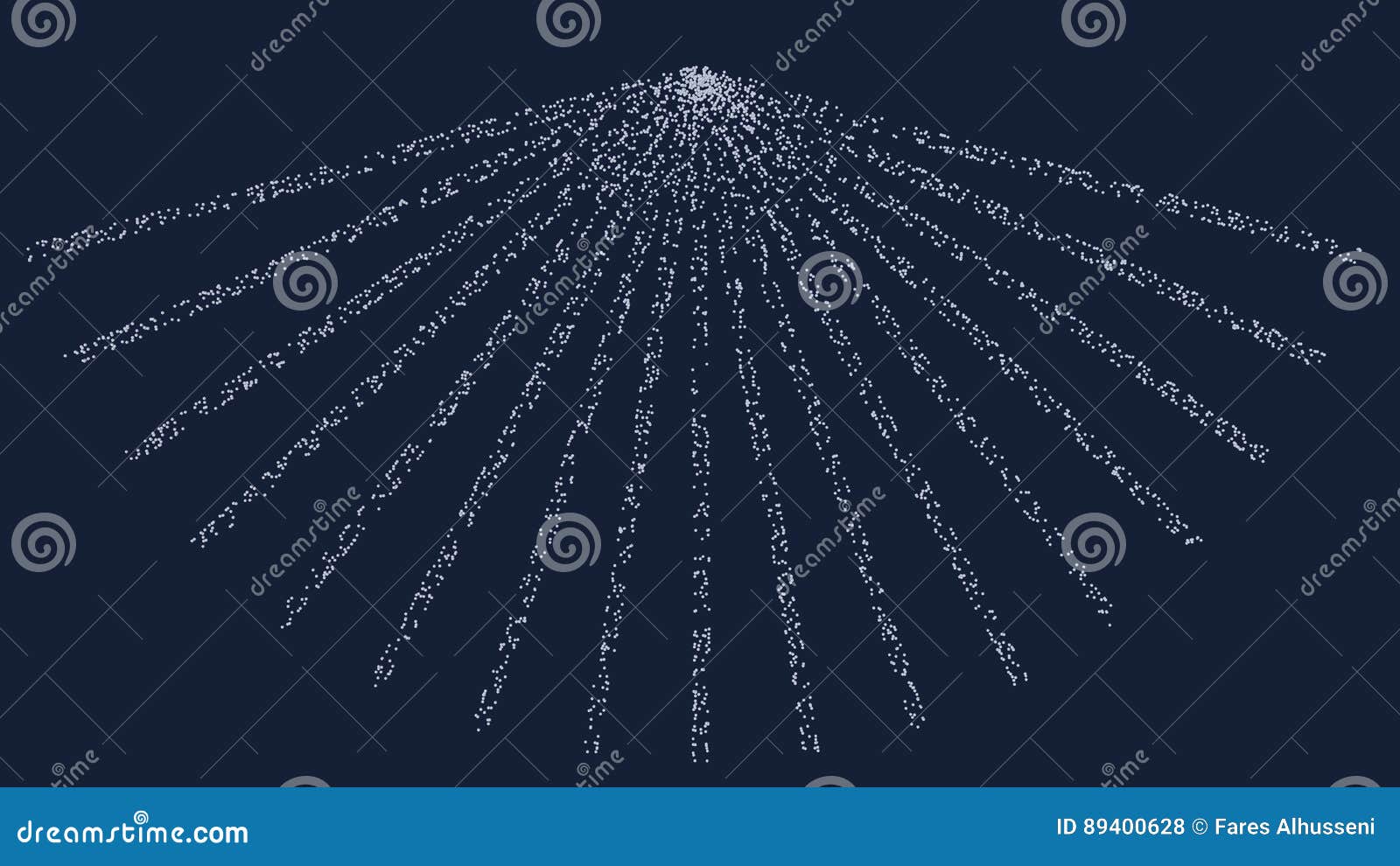 3d Illustration of Particle Stock Illustration - Illustration of ...
