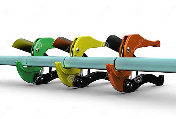 3d Illustration of Pipe Cutter Stock Illustration - Illustration of ...