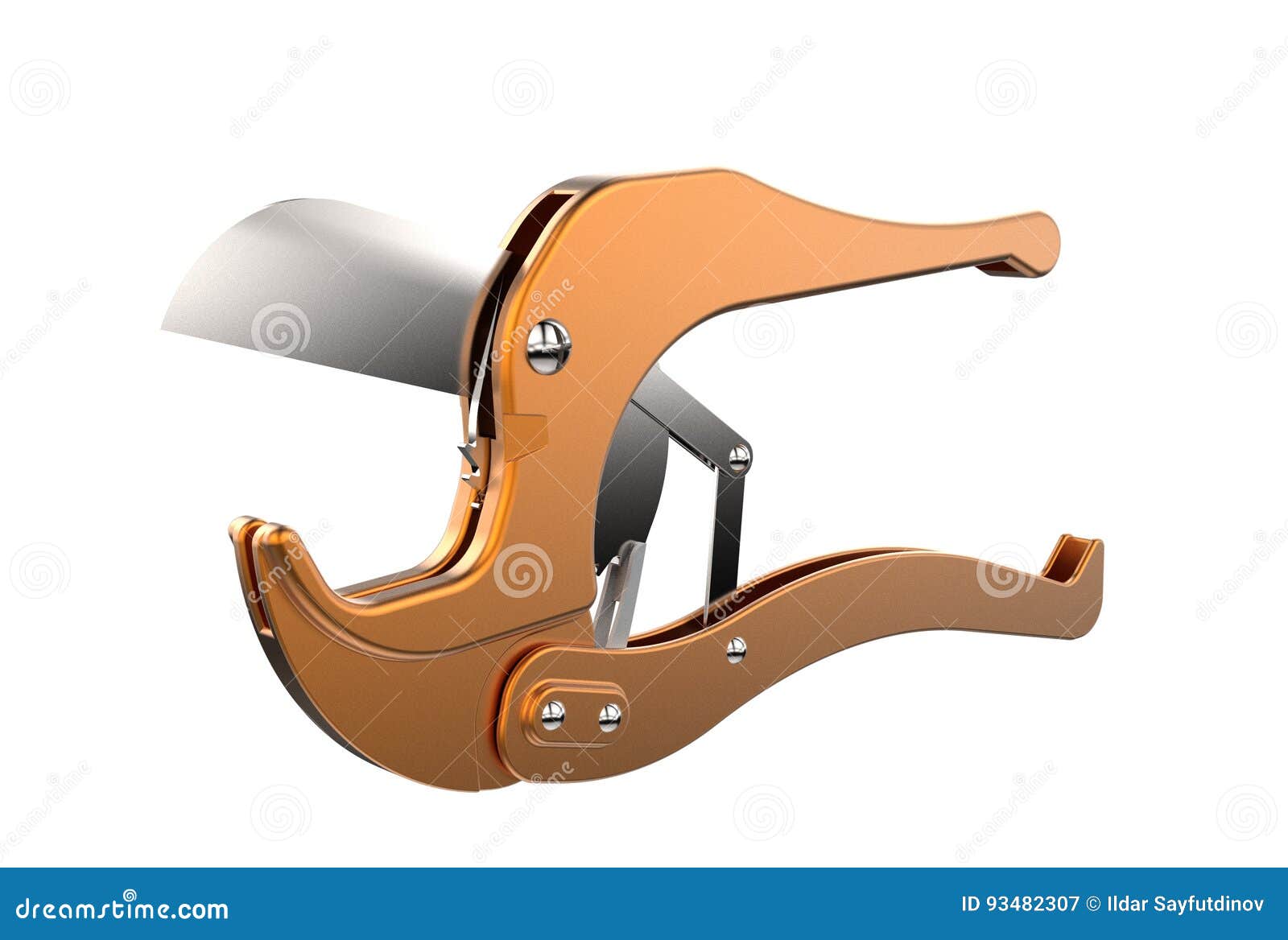 3d Illustration of Pipe Cutter Stock Illustration - Illustration of ...