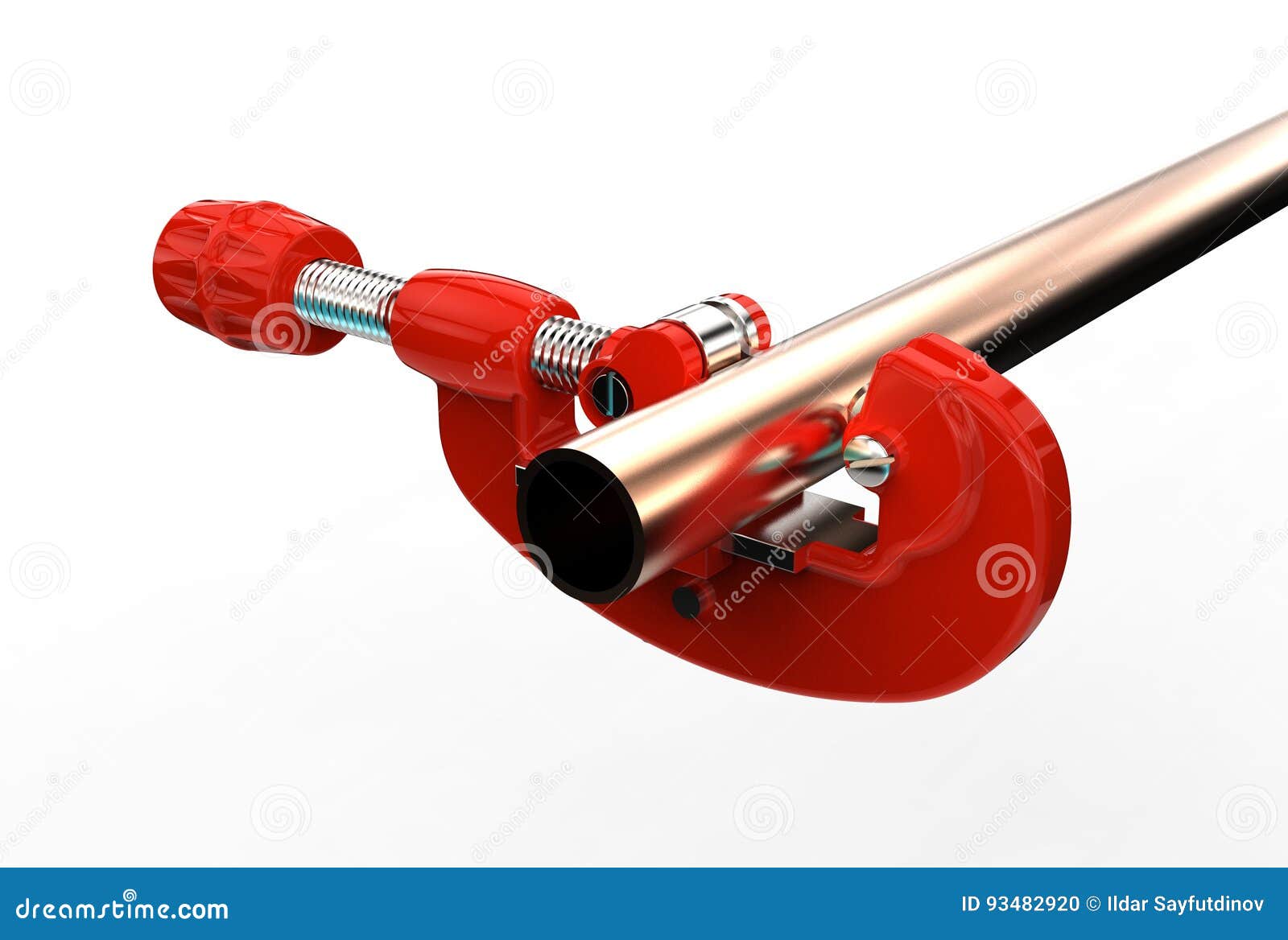 3d Illustration of Pipe Cutter Stock Illustration - Illustration of ...