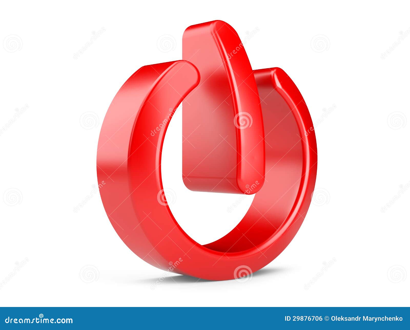 3d power sign stock illustration. Illustration of background - 29876706