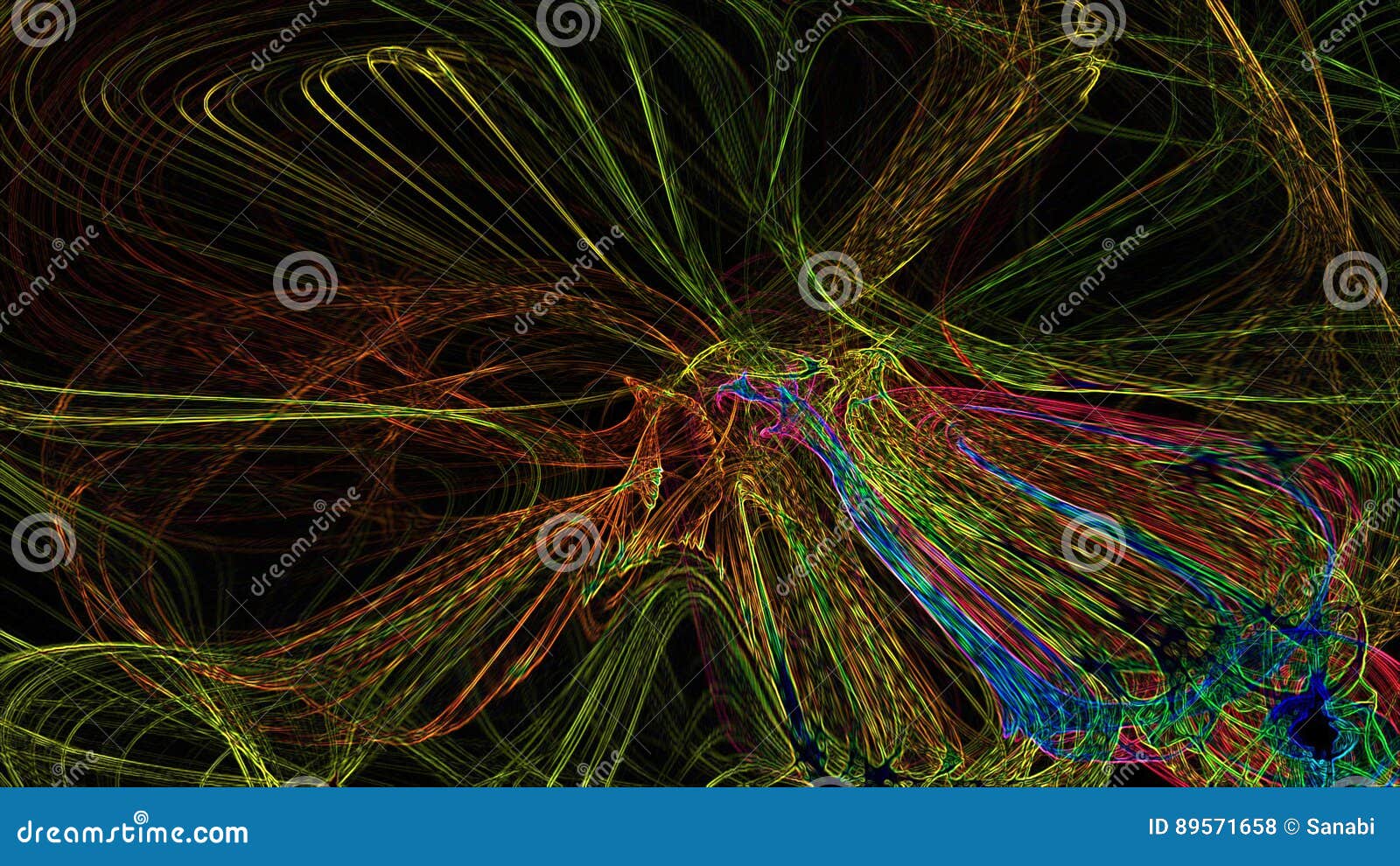 3d Illustration of a Primary Color Abstract Background Image Stock ...