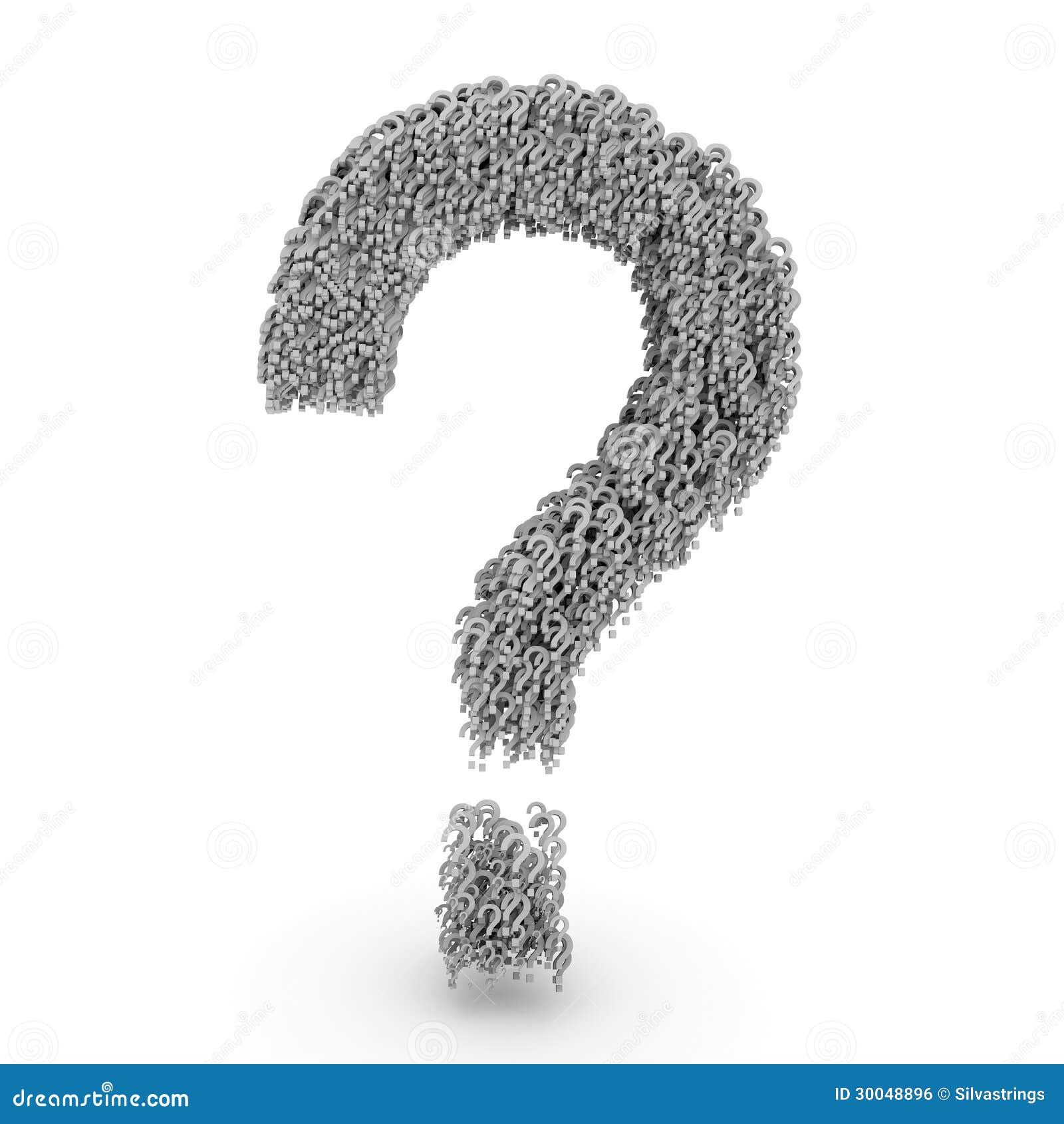 Questions Within A Question Mark Royalty Free Stock Image - Image: 30048896