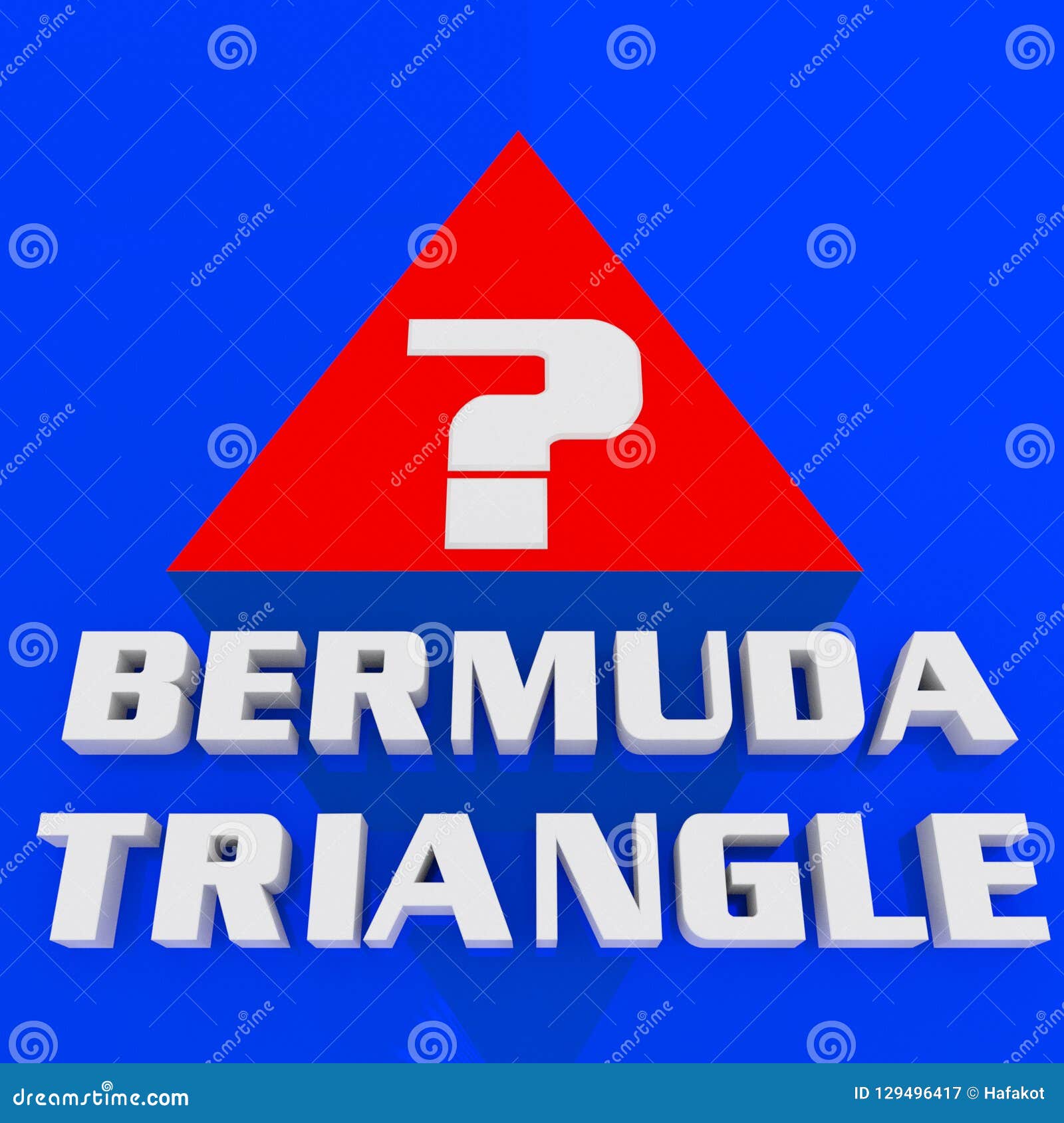 BERMUDA TRIANGLE concept stock illustration. Illustration of caribbean ...
