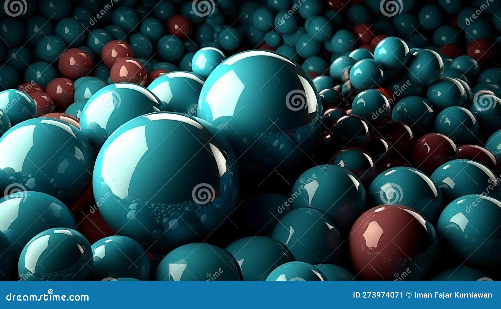 3D Illustration of Multi Colour Sphere Wallpaper Stock Illustration ...