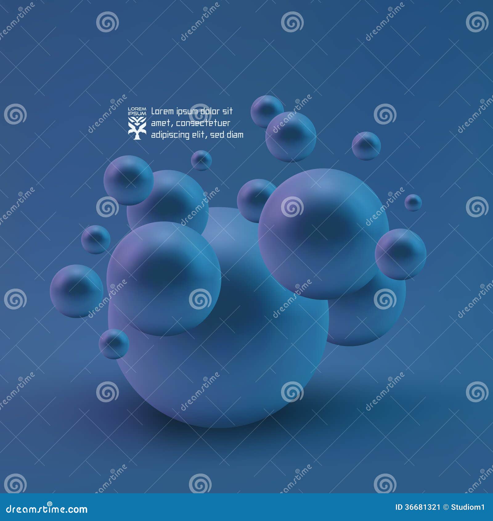 3d illustration. stock vector. Illustration of form, idea - 36681321