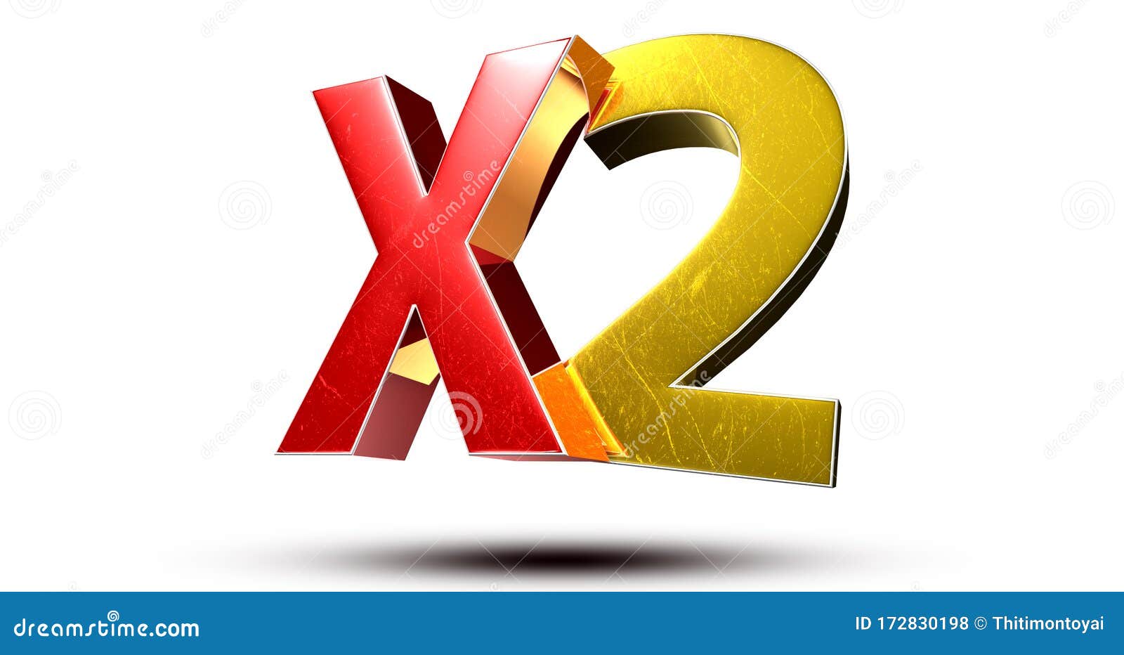 X2 3d. stock illustration. Illustration of company, business - 172830198