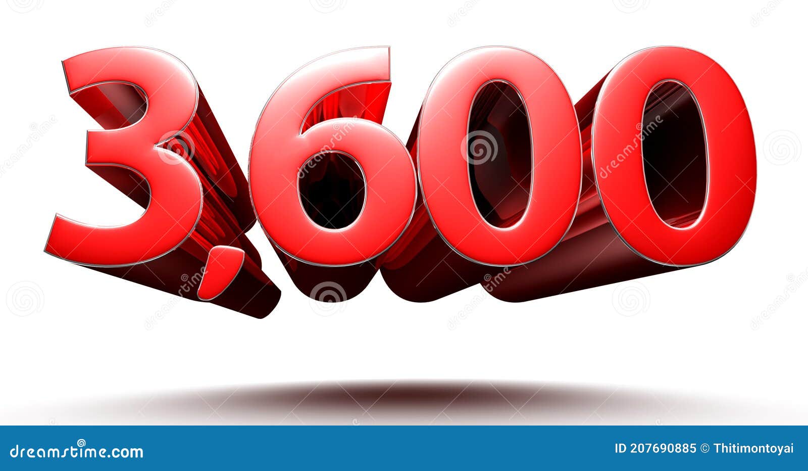 3600 red. stock illustration. Illustration of clipping - 207690885