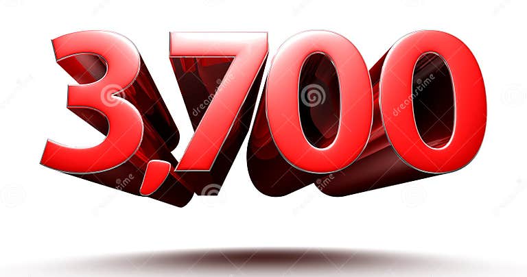 Number 3700. stock illustration. Illustration of financial - 207690886