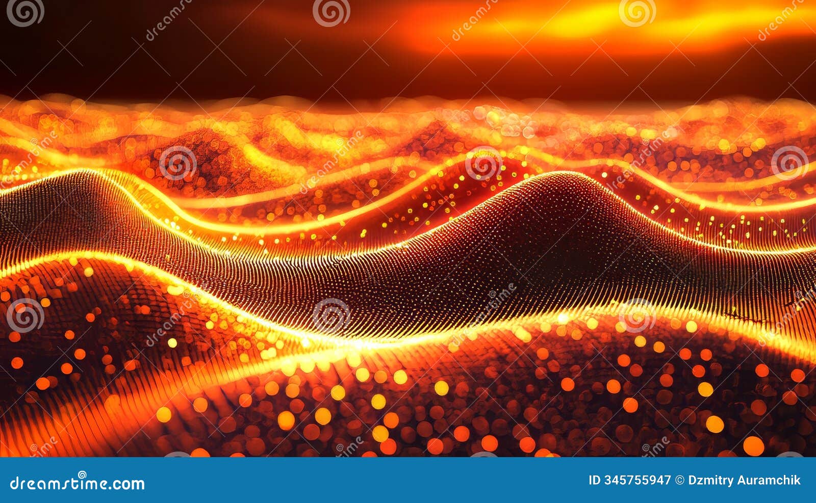 3D Illustration with Red Plastic Shiny Background and Latex Glossy ...