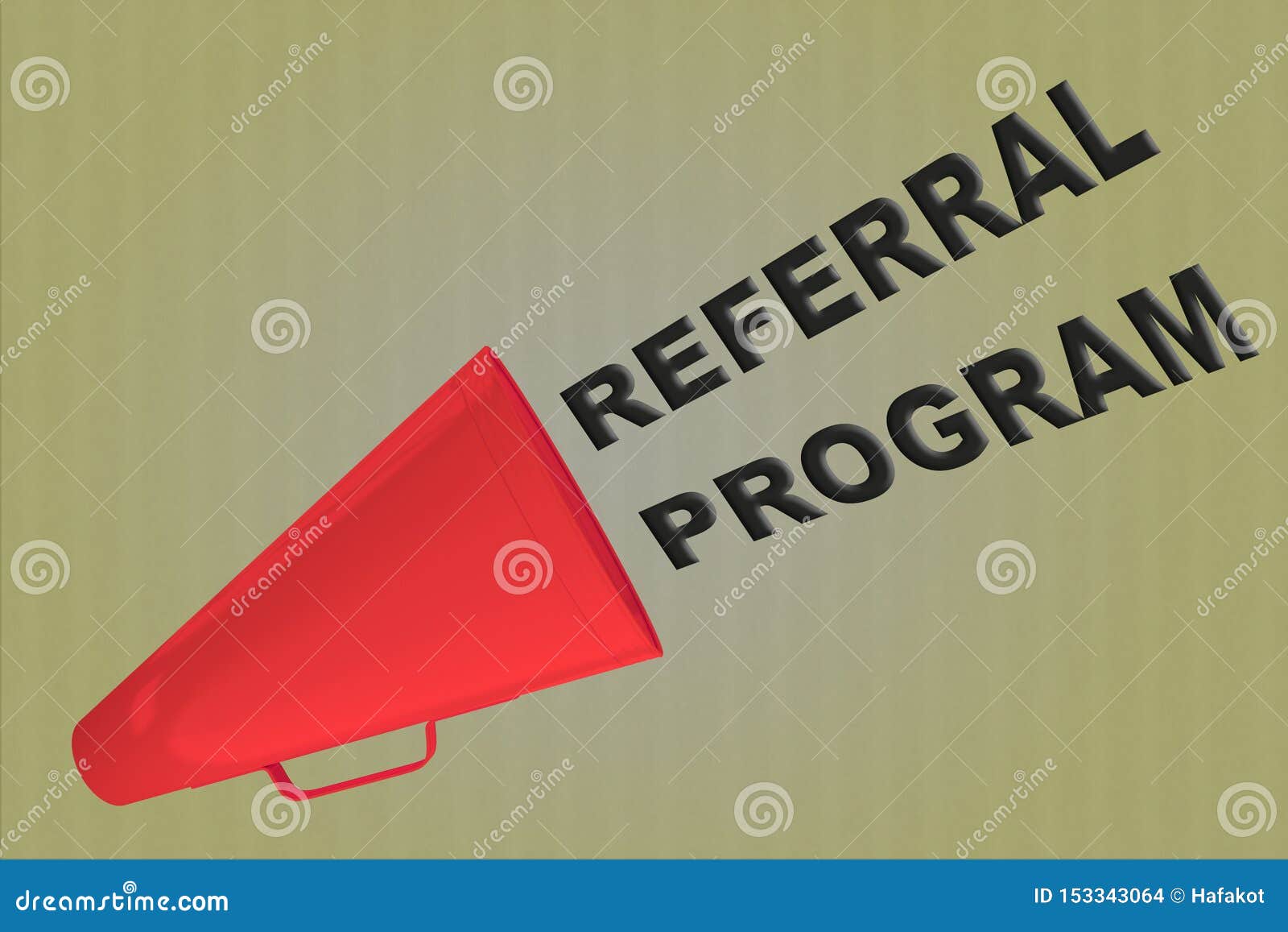 REFERRAL PROGRAM concept stock illustration. Illustration of recommend ...