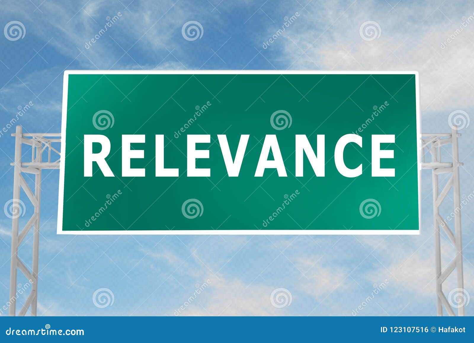 RELEVANCE - Informational Concept Stock Illustration - Illustration of ...
