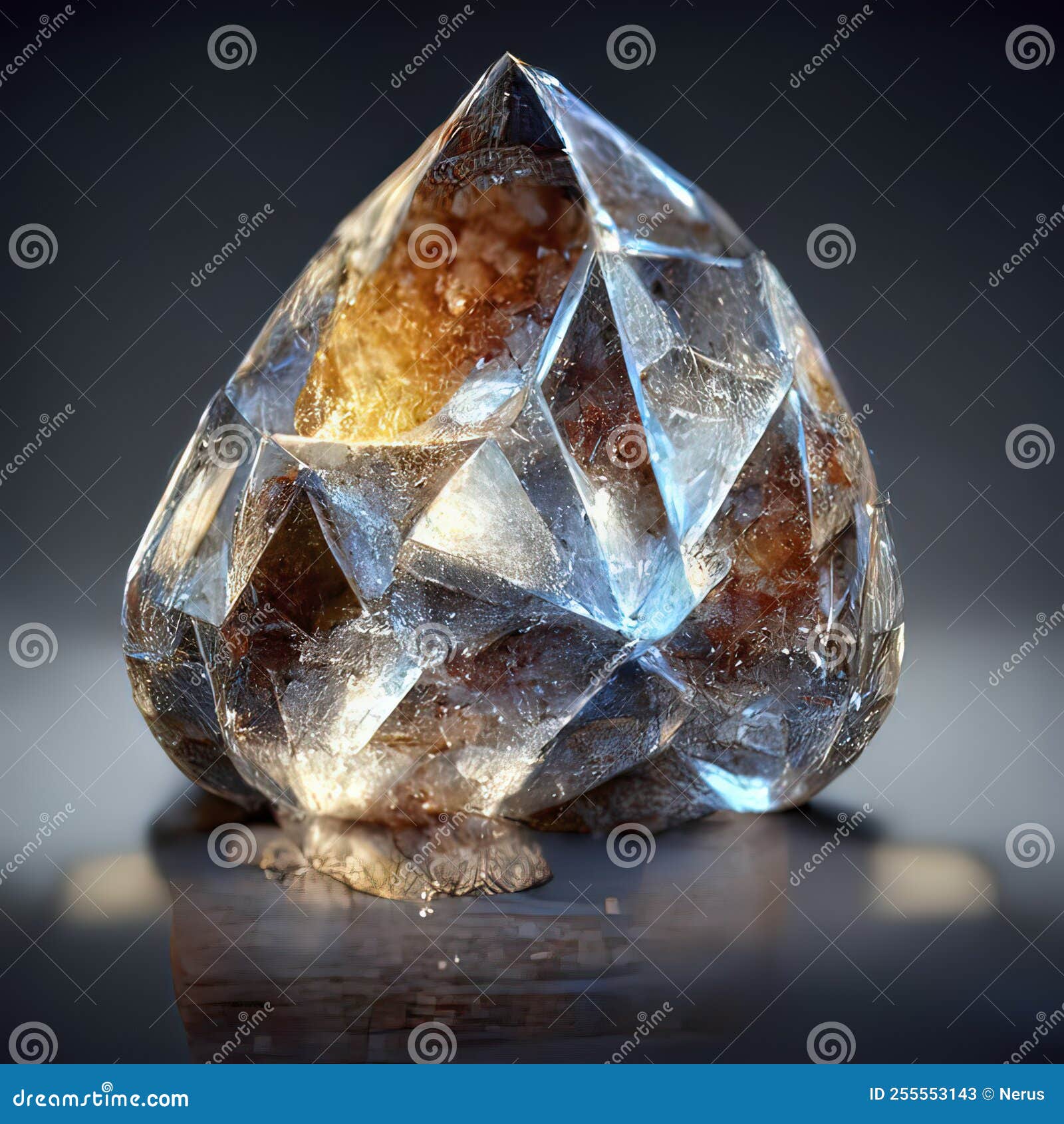 A Illustration of a Glooming Star Glas Crystal Stock Illustration ...