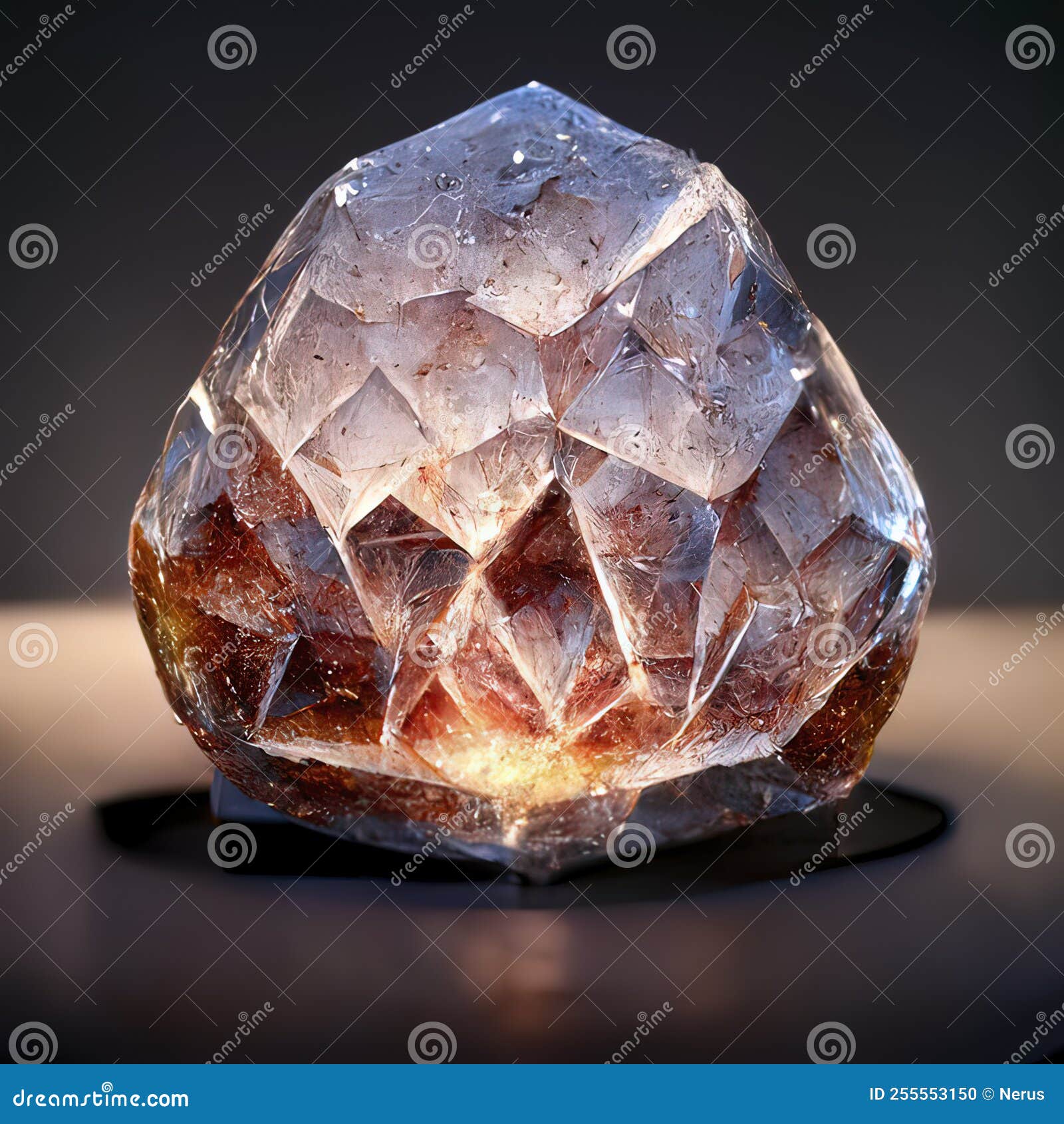 A Illustration of a Glooming Star Glas Crystal Stock Illustration ...