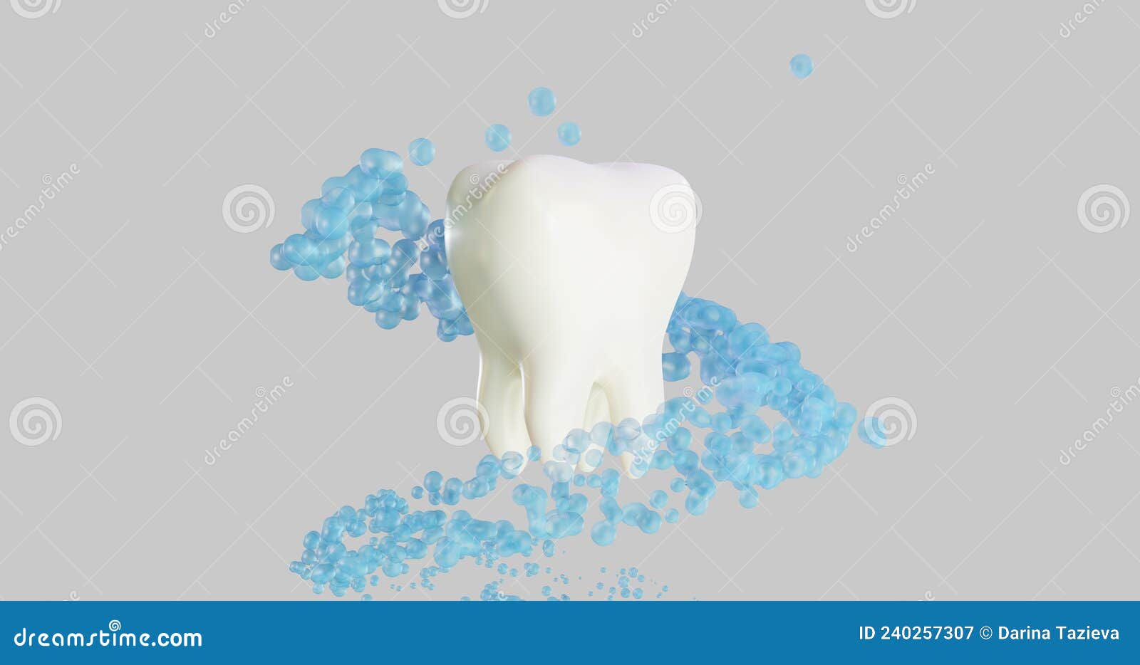 3d Render Of Tooth In Gums With Intraligamentary Anesthesia Procedure ...