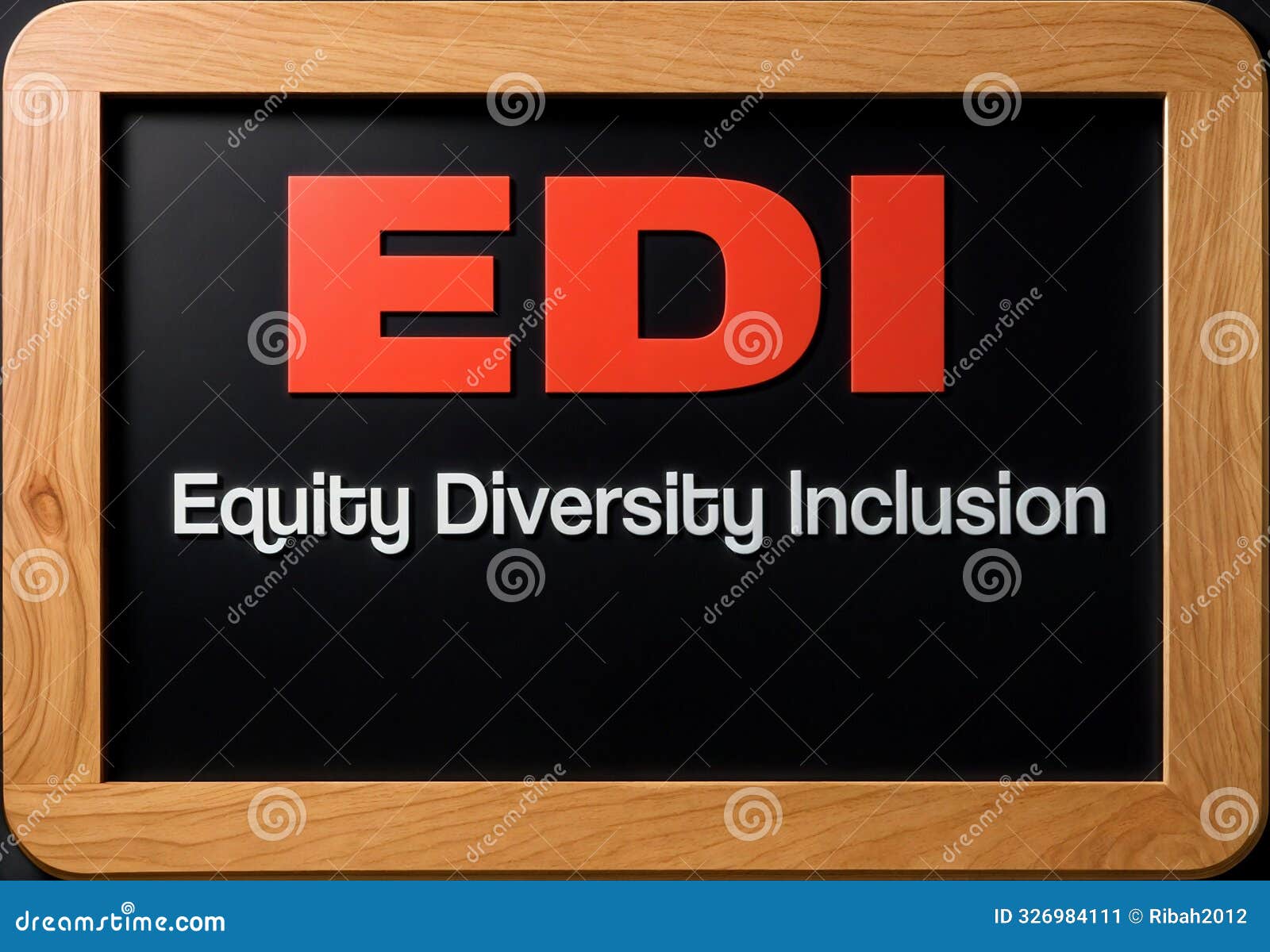 3d Render Illustration Of Word Text EDI Which Is Acronym Of Equity ...