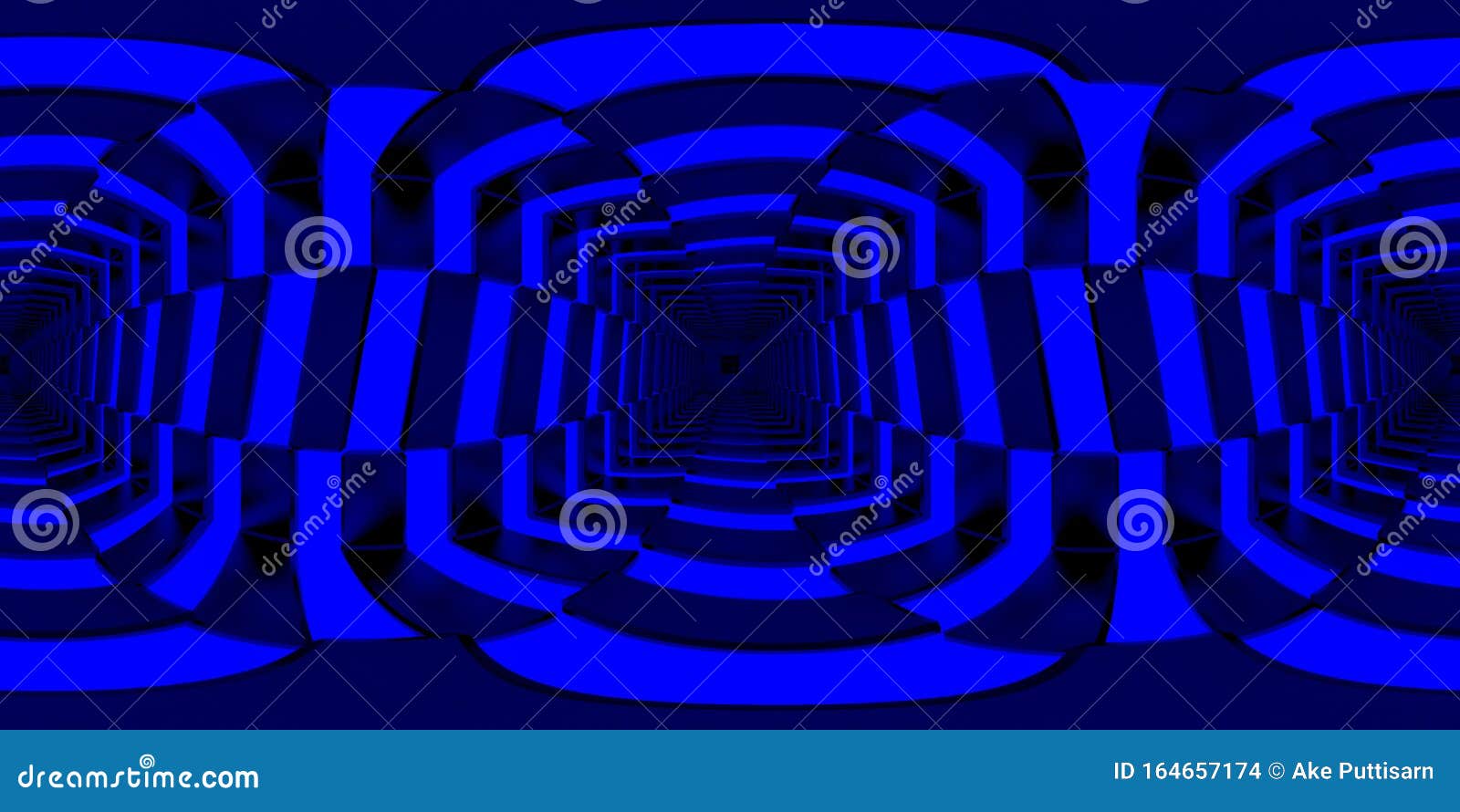 3d Illustration, 3d Rendering, Vr 360 Panorama Abstract Images of the ...