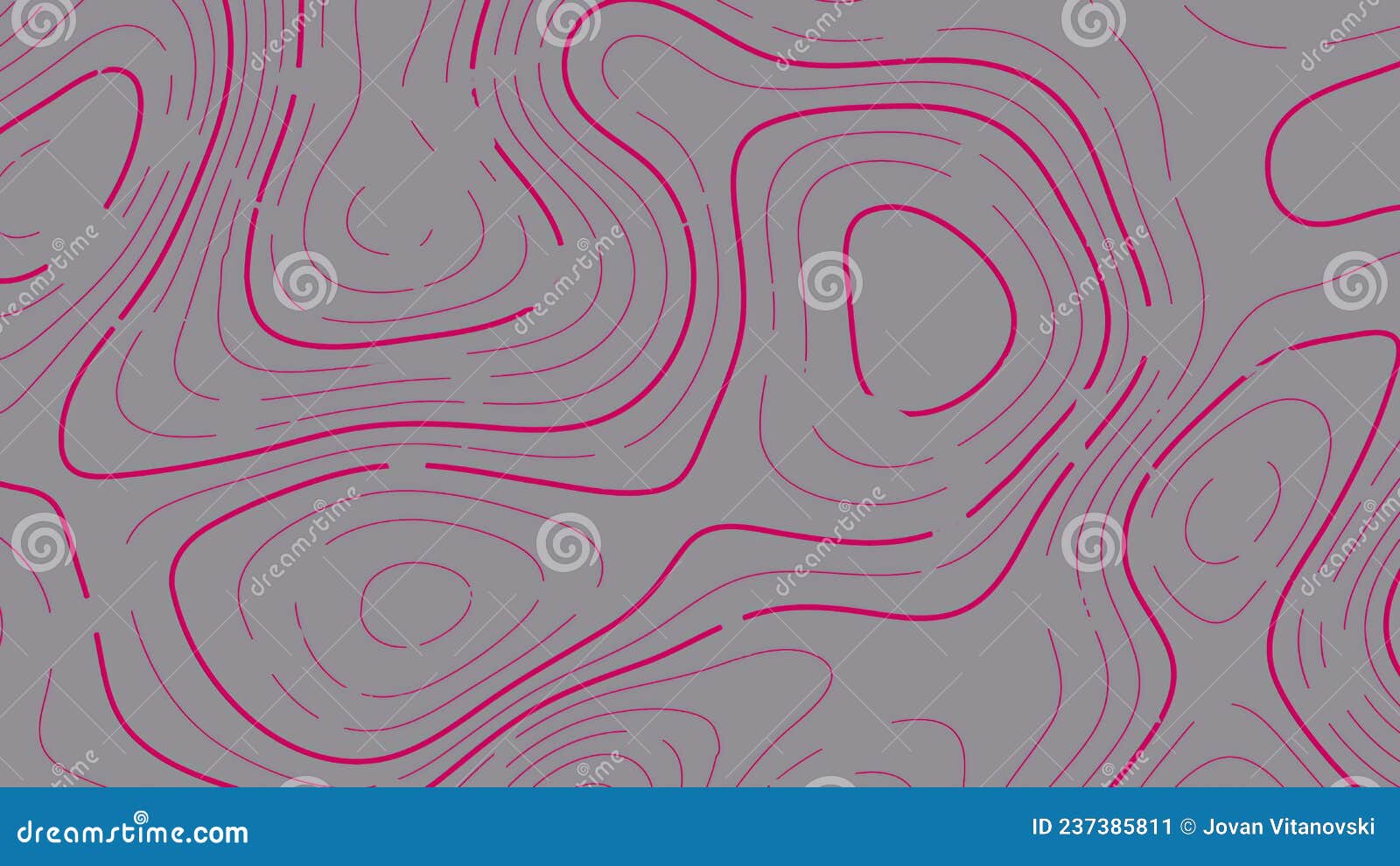 Revealing Outline Topographic Contour Map Royalty-Free Cartoon ...