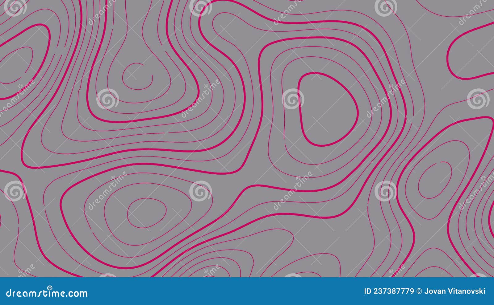 Revealing Outline Topographic Contour Map Royalty-Free Illustration ...