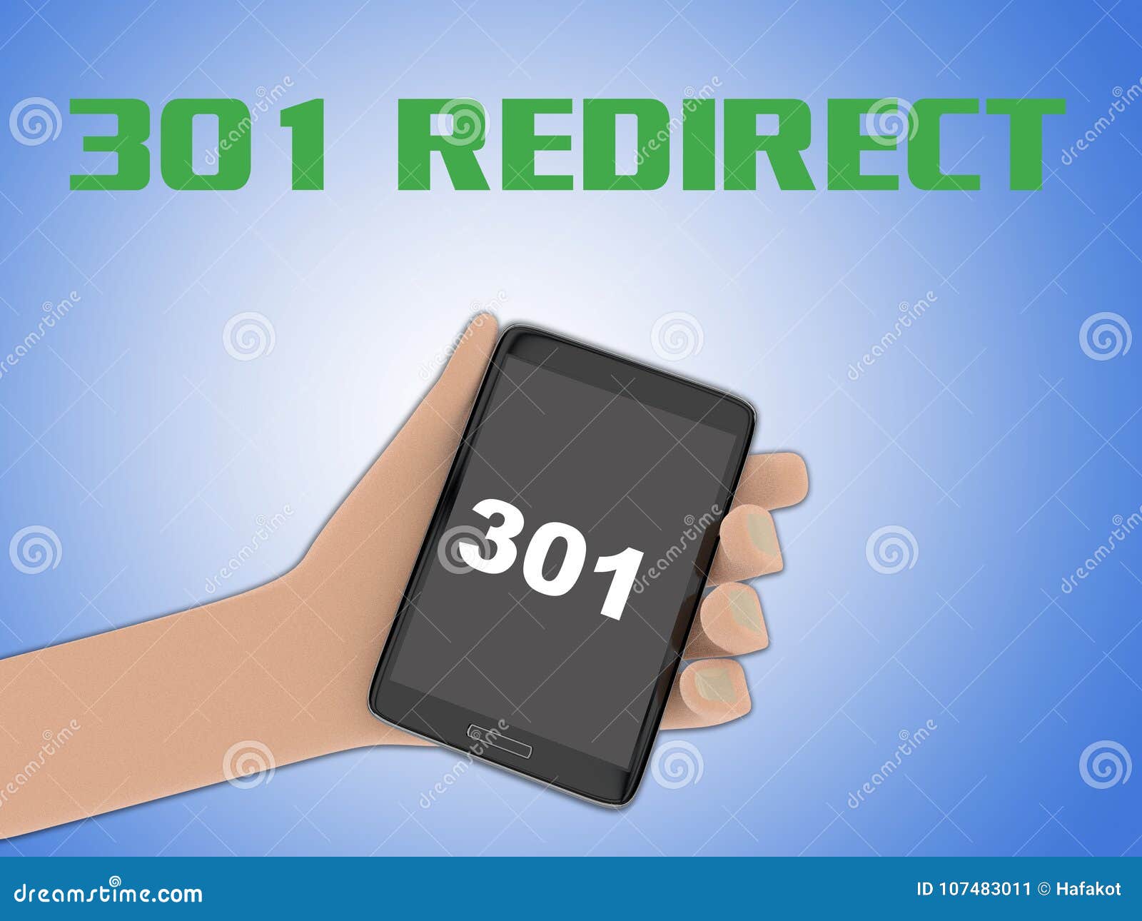 301 REDIRECT concept stock illustration. Illustration of advertising ...