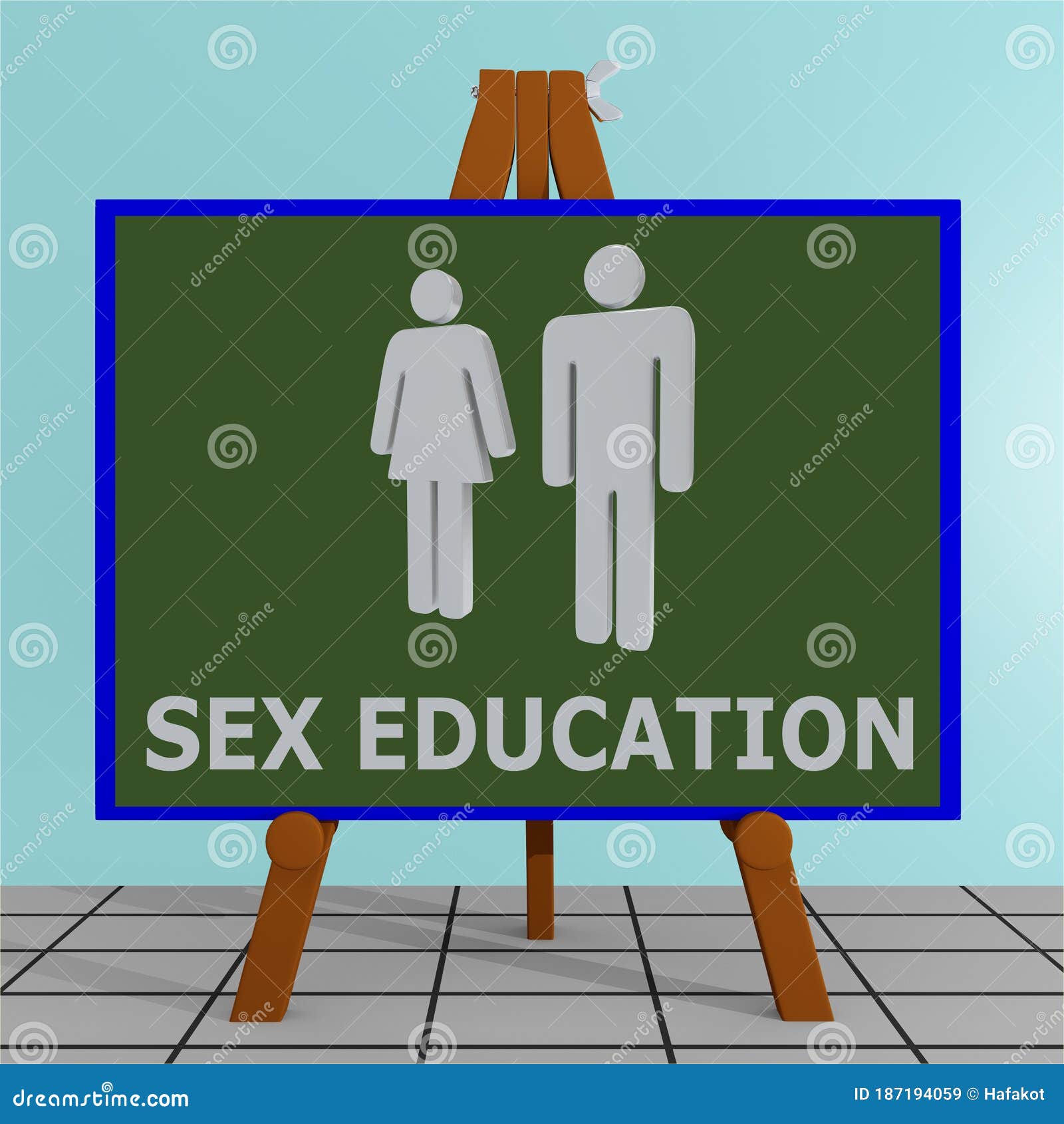 Sex Education Concept Stock Illustration Illustration Of Board 187194059