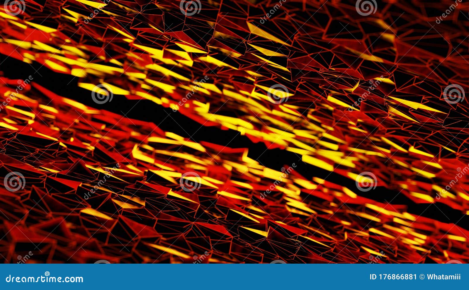 3D Illustration of Shattering Background for Background,selective Focus ...
