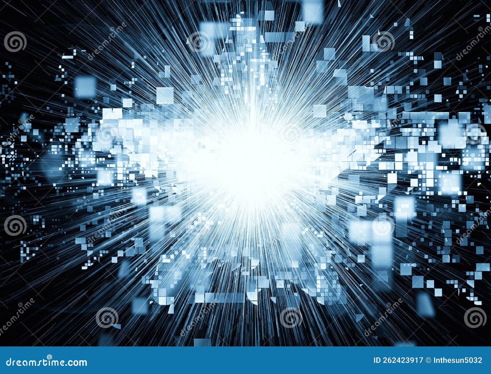 3d Illustration of Shining Stars in Outer Space Stock Illustration ...