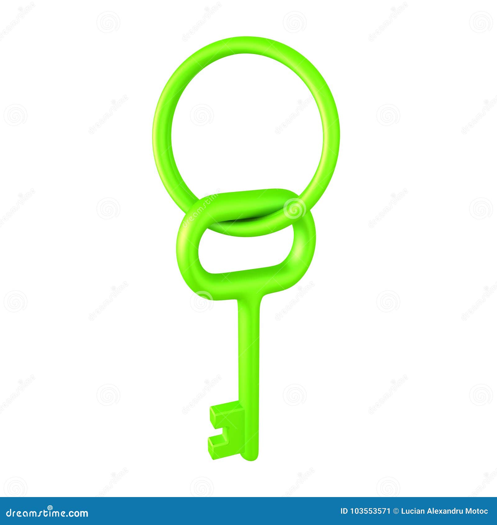 Green Latch Cartoon Vector | CartoonDealer.com #7682529