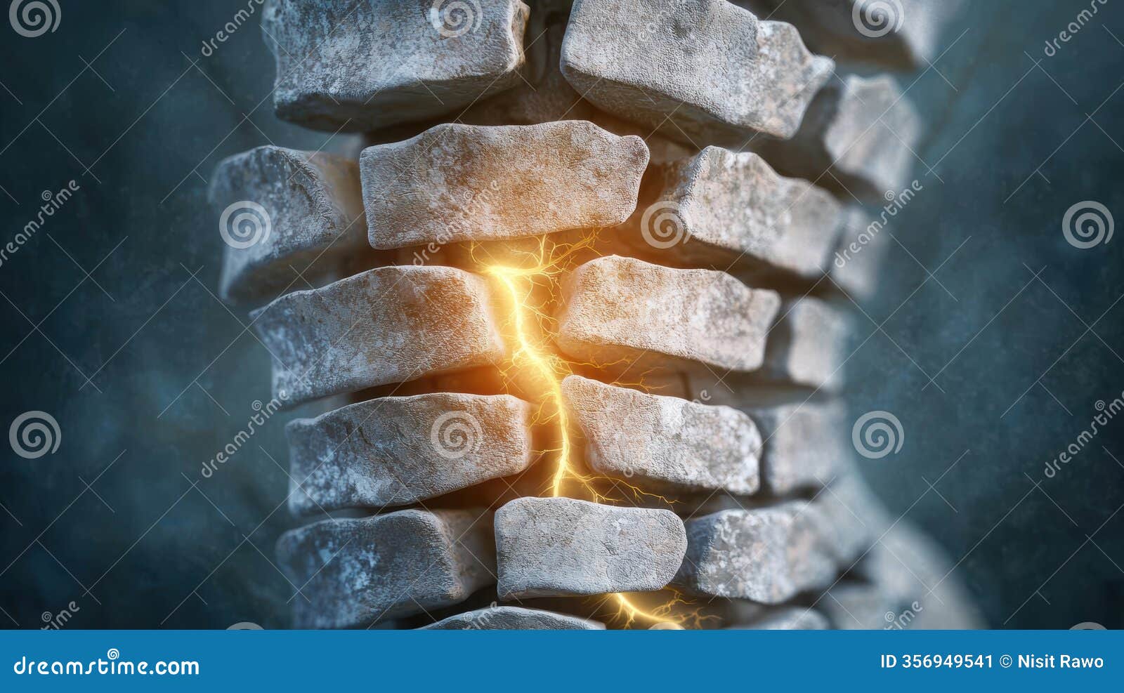 Degenerative Spinal Disc Disease, X-ray Image Of Severely Damaged Spine ...