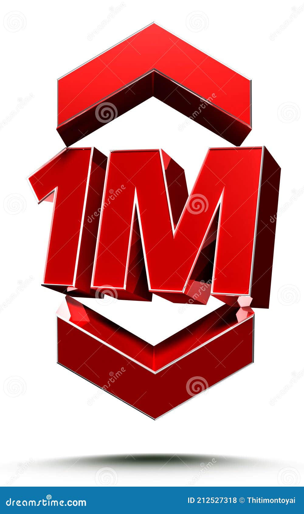 Signs 1 meter. stock illustration. Illustration of metres - 212527318