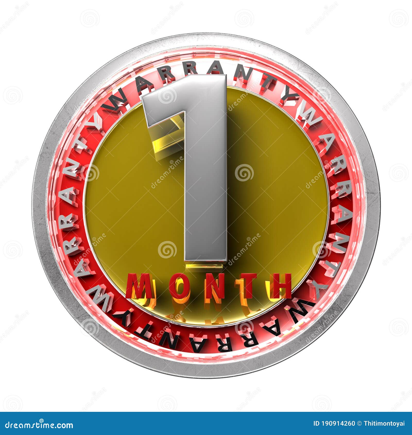 Signs 1 month 3d. stock illustration. Illustration of badge - 190914260