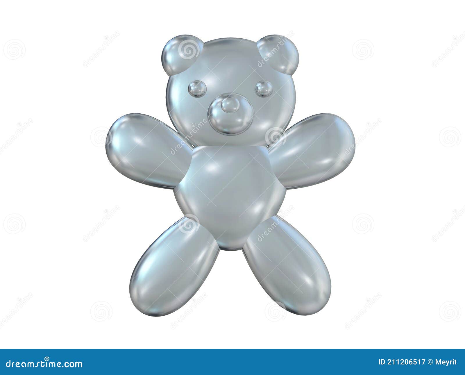 Silver Bear Token Statuette Stock Photography | CartoonDealer.com ...